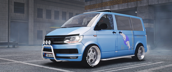(Debadged) Volkswagen Transporter T6 Tuned Van – Fivem Dealership