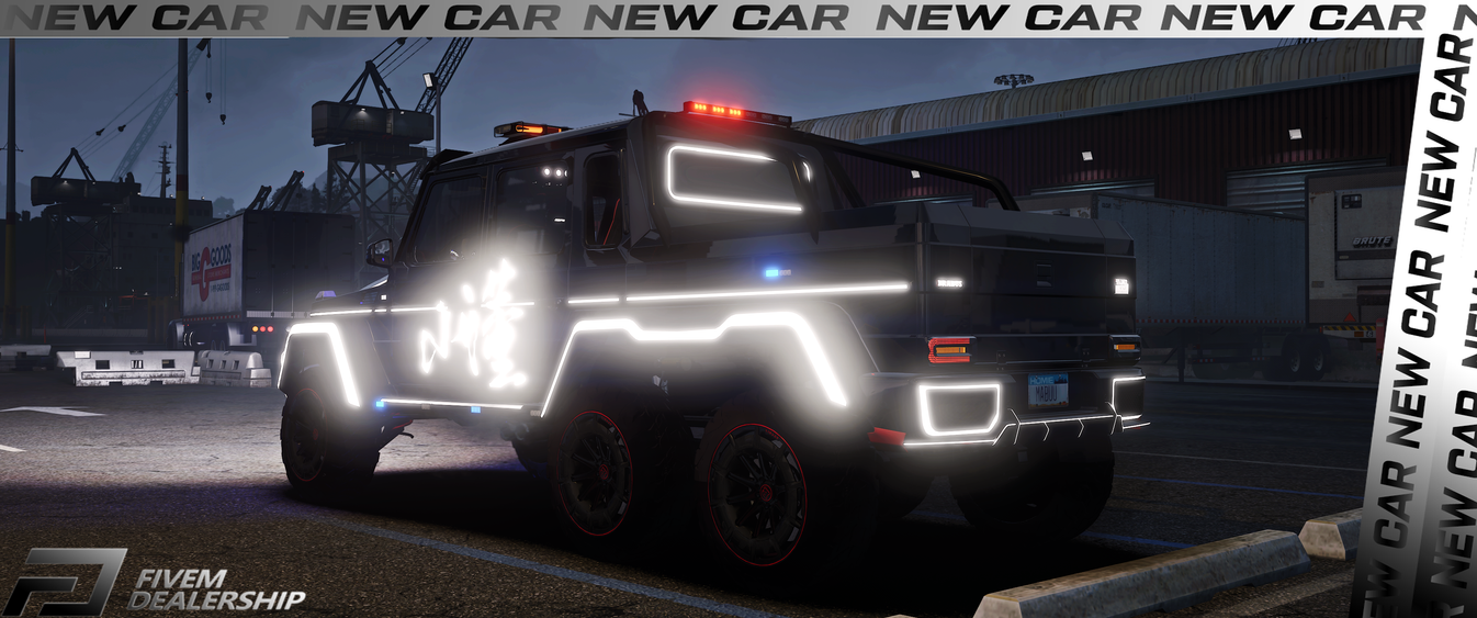 Mercedes G900 6x6 [Dinamic Lights] – Fivem Dealership