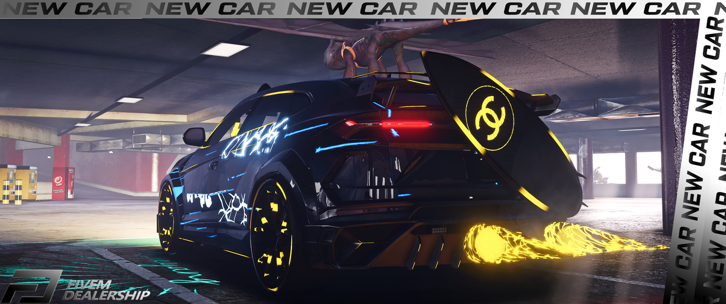 Lamborghini Urus Mansory Police [Dinamic Lights] – Fivem Dealership