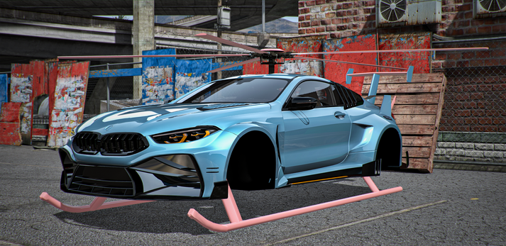 (Debadged) BMW M8 Shookz Heli – Fivem Dealership