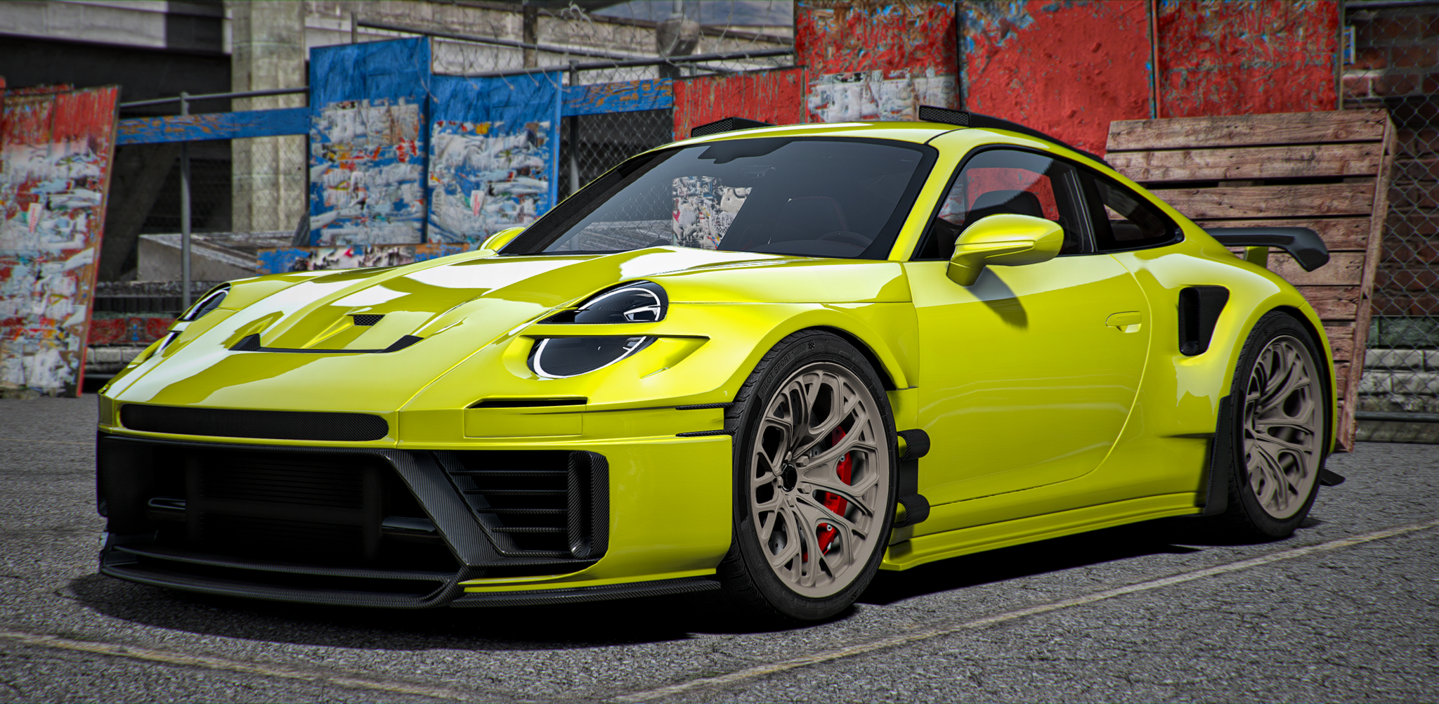 (Debadged) Porsche 911 GT3 Mantle Design – Fivem Dealership