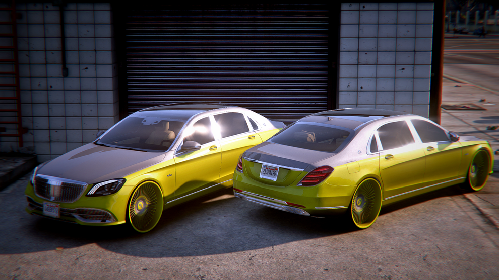 (Debadged) Mercedes Maybach S680 2019 On Forgies – Fivem Dealership