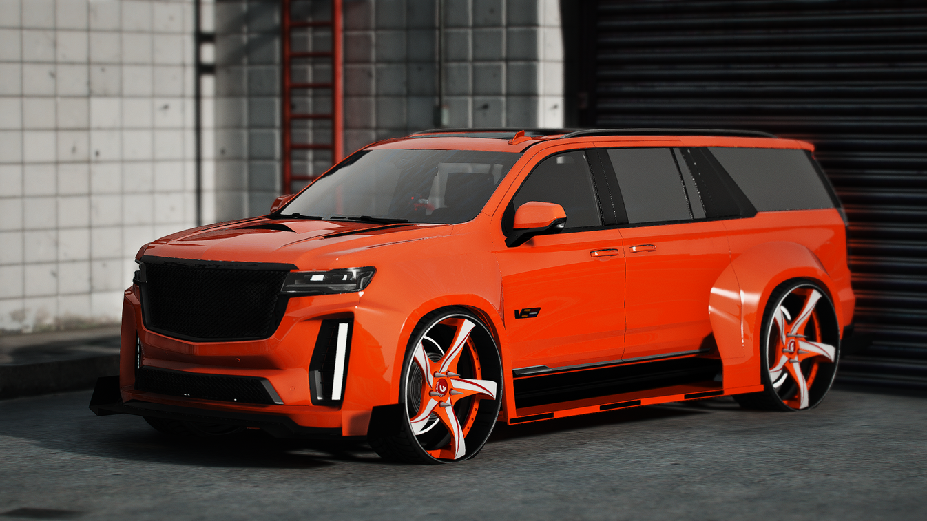 (Debadged) Custom Widebody 2023 Cadillac Escalade – Fivem Dealership