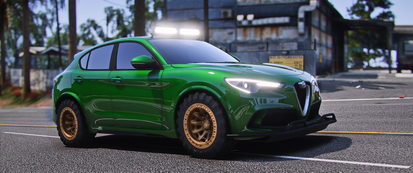 Debadged Alfa Romeo Stelvio 4x4 FiveM Mod – Fivem Dealership