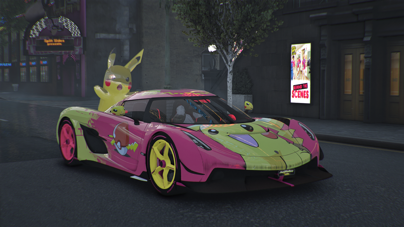 Koenigsegg Jesko Pokemon Pikachu 3D – Fivem Dealership