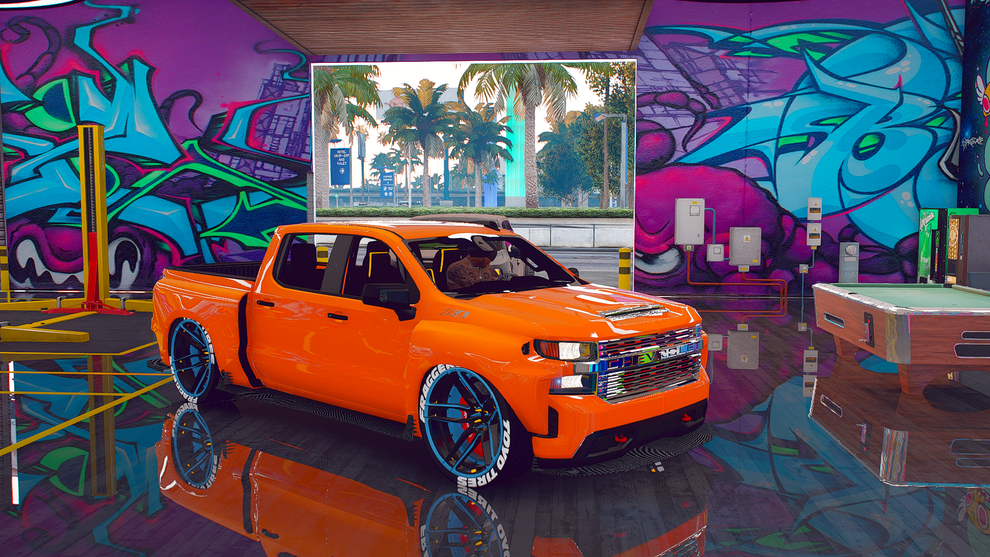 Chevrolet Silverado Lt Custom Widebody – Fivem Dealership