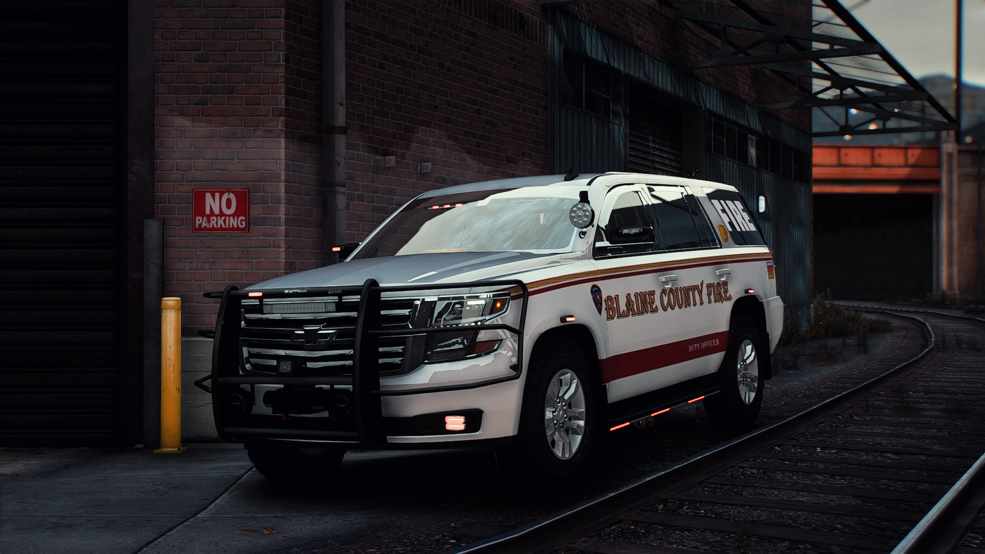 [ELS] Chevy Tahoe Fire Team 2018 – Fivem Dealership
