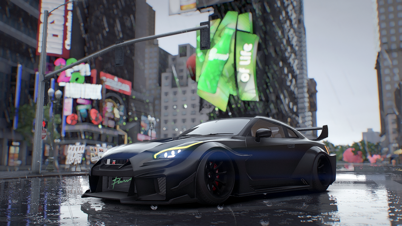 Nissan GTR R35 Liberty Walk Twin Turbo – Fivem Dealership