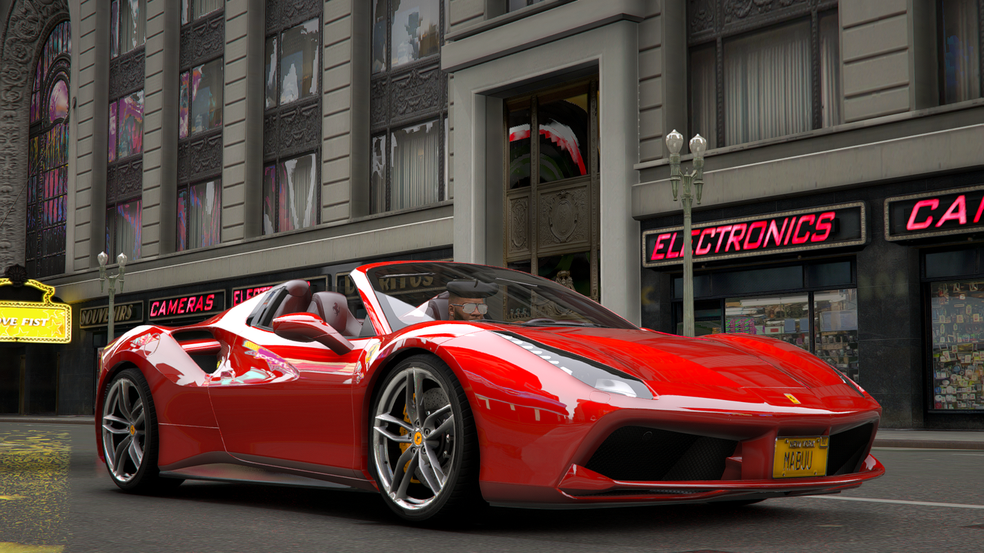 Ferrari 488 Spider [Animated Roof] – Fivem Dealership