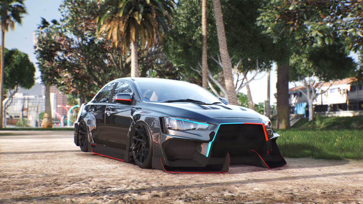 Custom Hycade Inspired Evo X Unmarked – Fivem Dealership