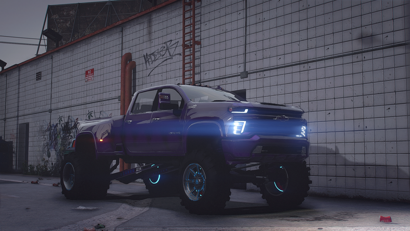 Custom Chevy 3500 Lifted – Fivem Dealership