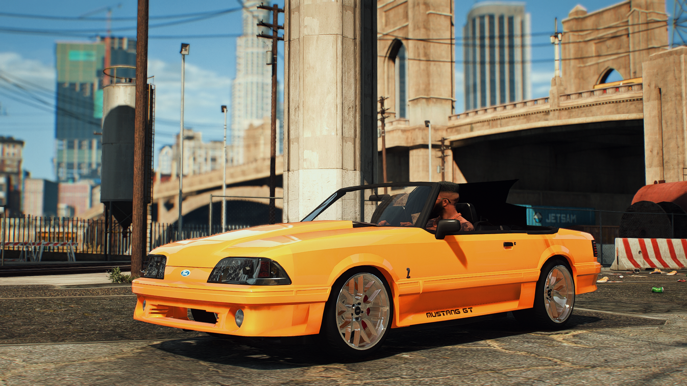 Ford Mustang Fox 5.0 [Animated Roof] – Fivem Dealership