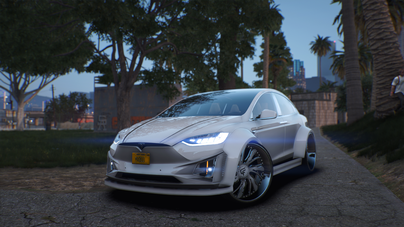 Tesla Model X Plaid Widebody Corleone Rims – Fivem Dealership
