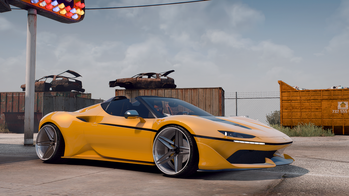 Custom Ferrari J50 WideBody – Fivem Dealership