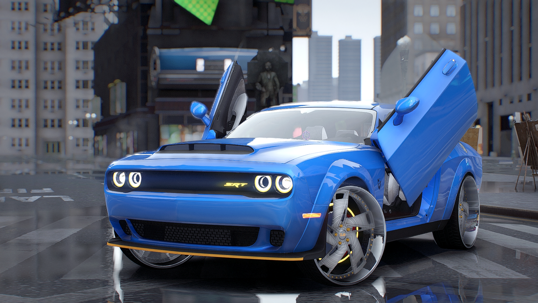 Dodge Challenger Demon On 26s – Fivem Dealership