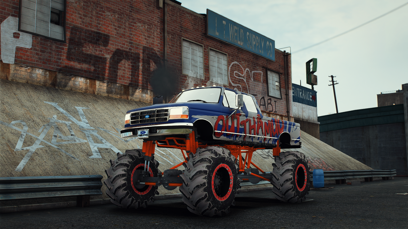 Out Tha Mud F350 Mega Truck – Fivem Dealership