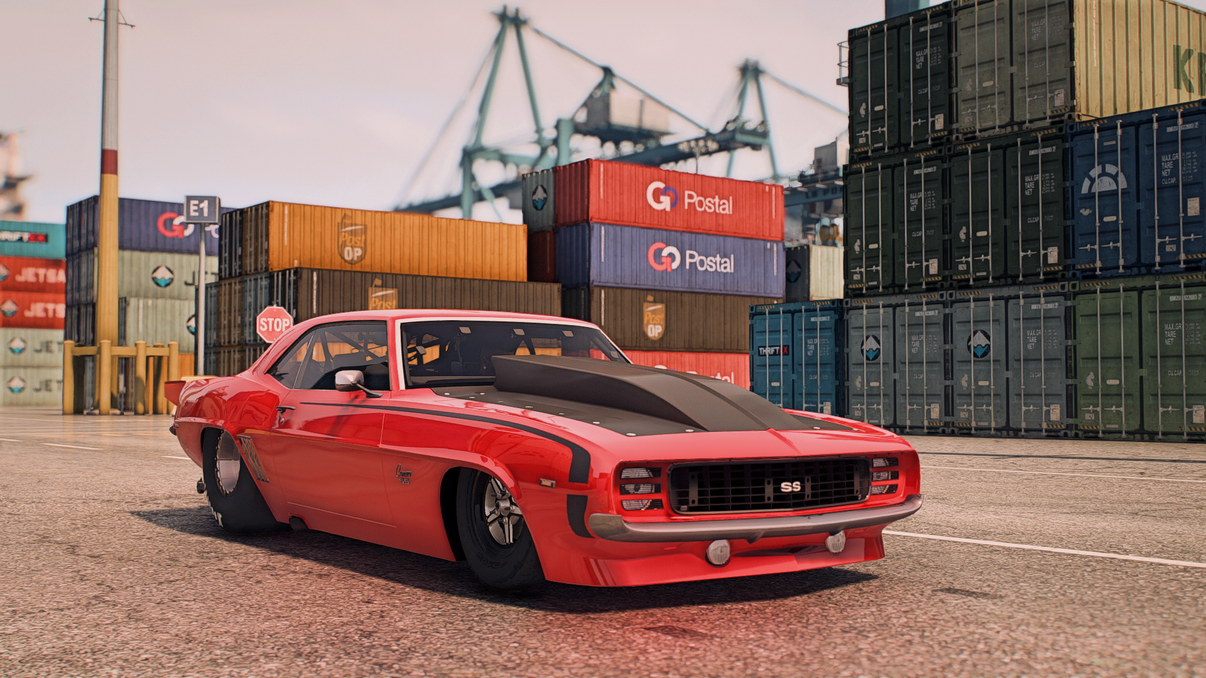 1969 Generic Muscle Car - Camaro SS Drag Car – Fivem Dealership