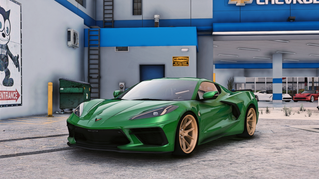 2021 Chevrolet Corvette C8 Stingray Hellcat Swapped – Fivem Dealership