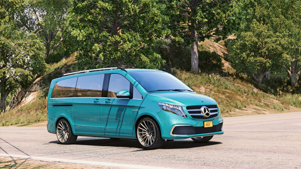 Mercedes Benz V-Class Mafia Edition | Inter Customs – Fivem Dealership