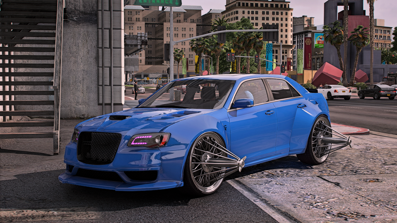 2021 Chrysler 300C SRT Hellcat Widebody On Swangas – Fivem Dealership