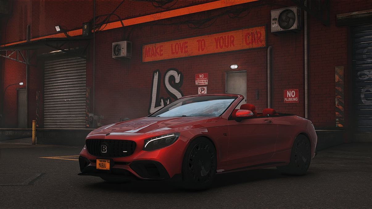 Brabus S900 Convertible [Animated Roof] | David Baach – Fivem Dealership