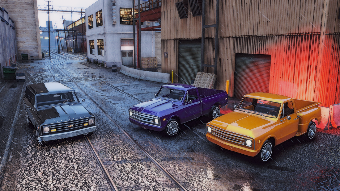 Chevy C10 3 cars Pack 1968 – Fivem Dealership