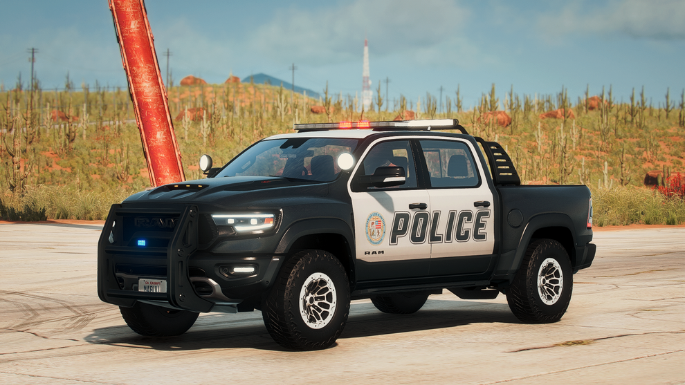 [Non ELS] Dodge RAM 1500 TRX Police 2022 – Fivem Dealership