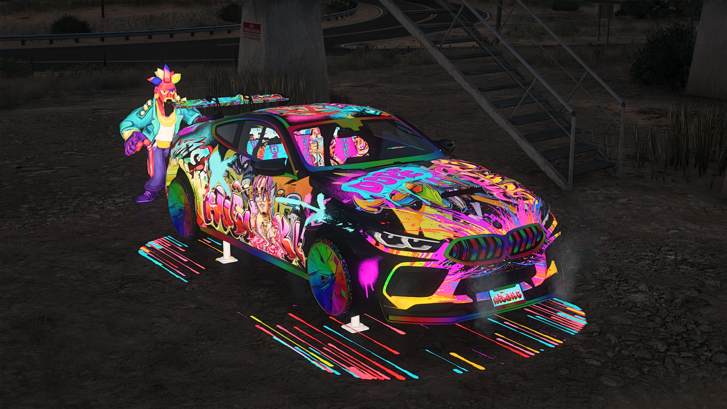 BMW M8 Hycade Crazy Dope [Dinamic RGB Lights] | CaRot Designs – Fivem ...