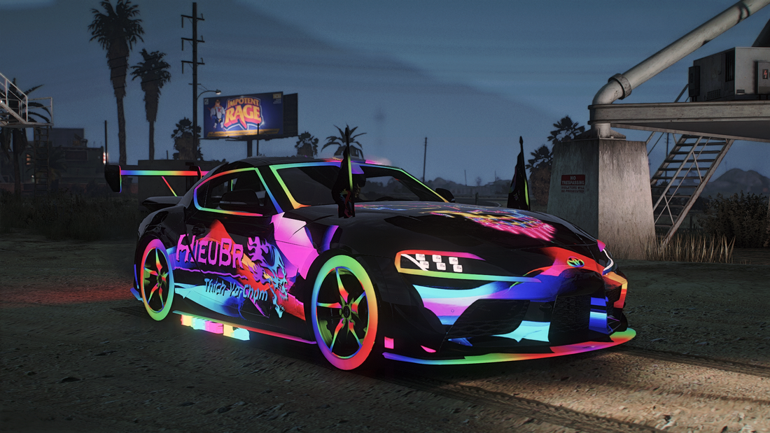 Toyota Supra Livery Flags [Dinamic RGB Lights] – Fivem Dealership