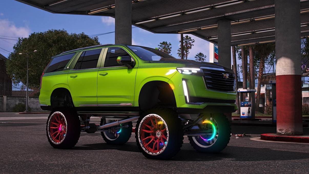 Lifted Cadillac Escalade 4x4 – Fivem Dealership