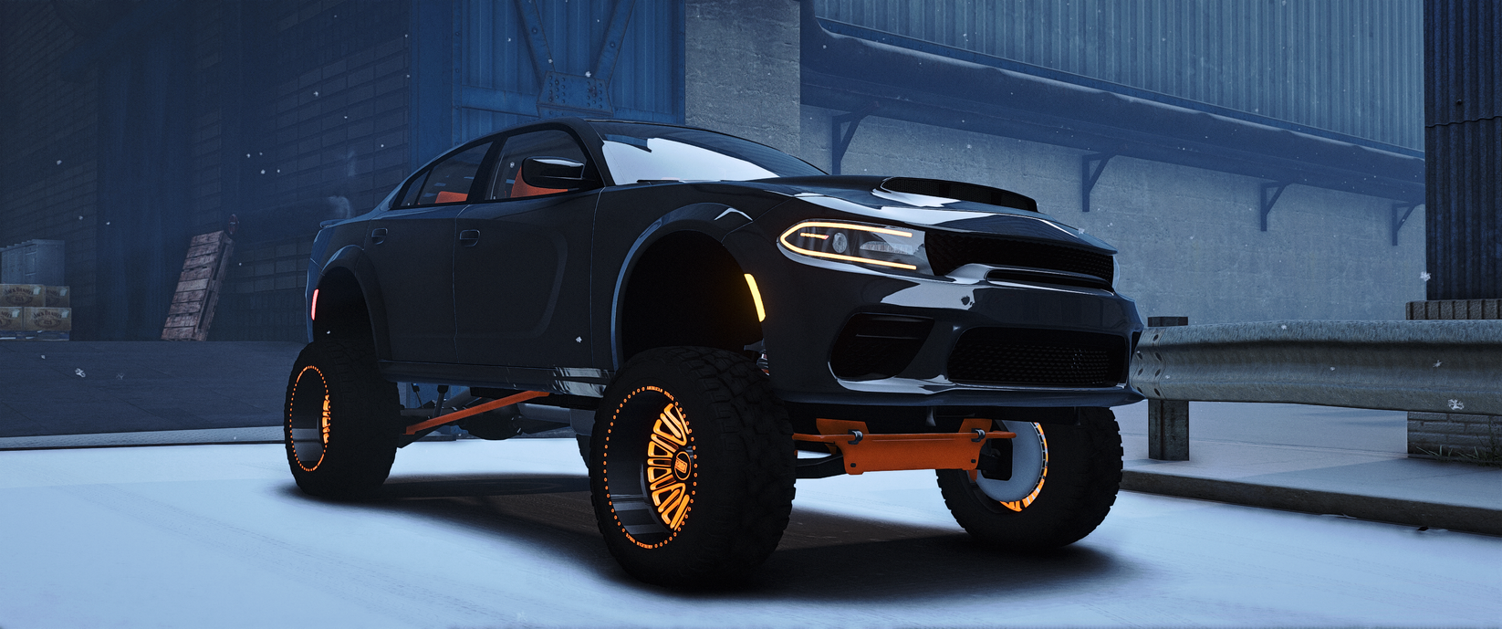 (Debadged) 2020 Dodge Charger Hellcat Cummins Swap – Fivem Dealership