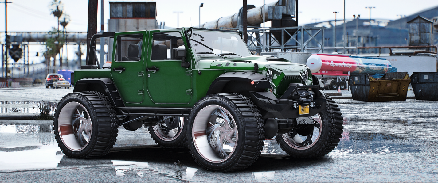 Jeep Wrangler on 30s Off-road Hellcat Swap 713 Motoring – Fivem Dealership