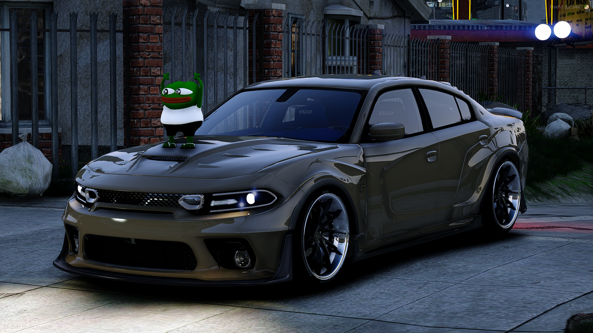 Custom Tuned Dodge Charger SRT Hellcat Redeye Widebody With Pepe The F ...