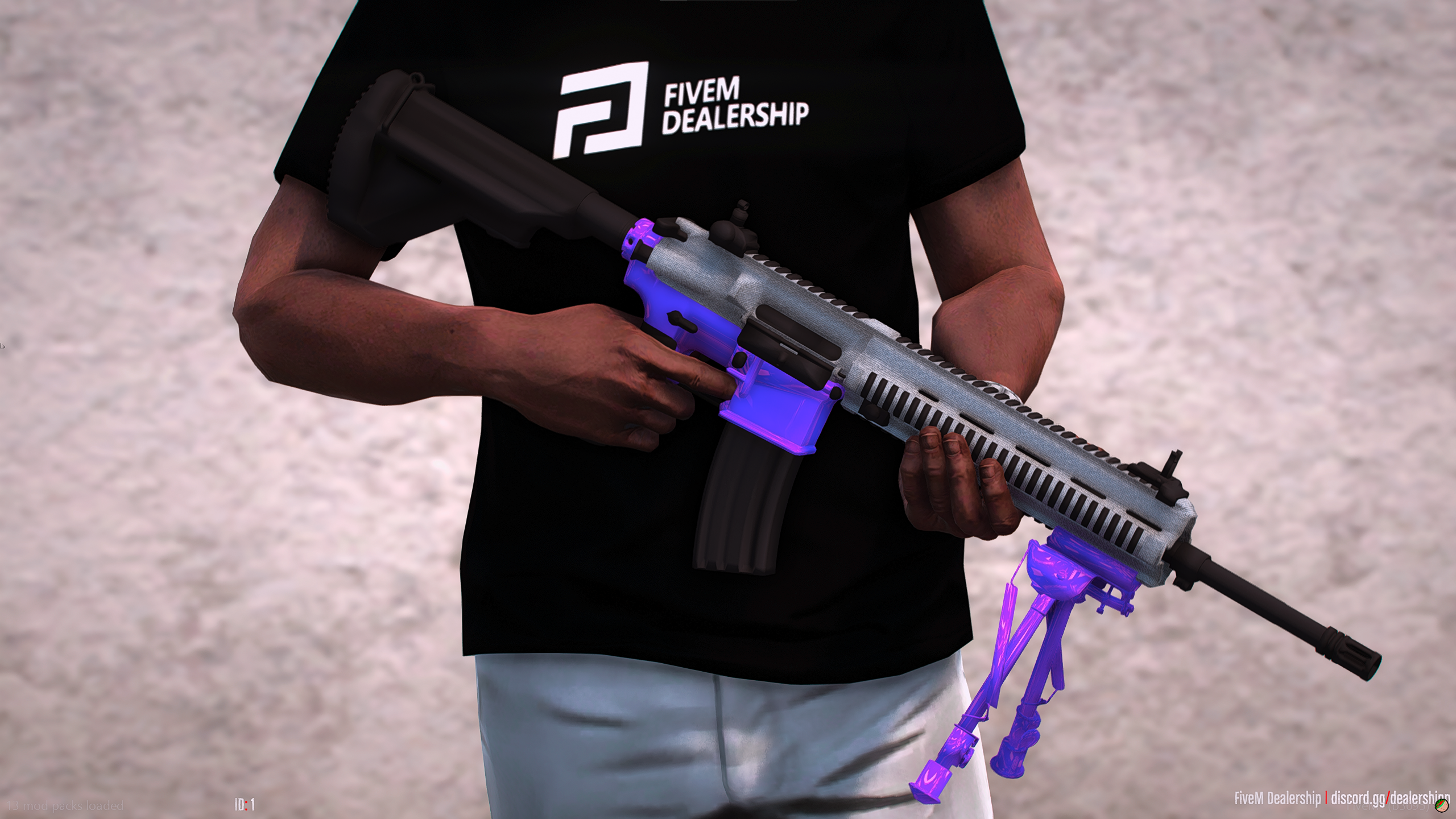 Purple And Diamond LMG – Fivem Dealership