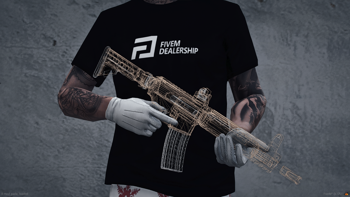 Gold WireFrame LR300 – Fivem Dealership
