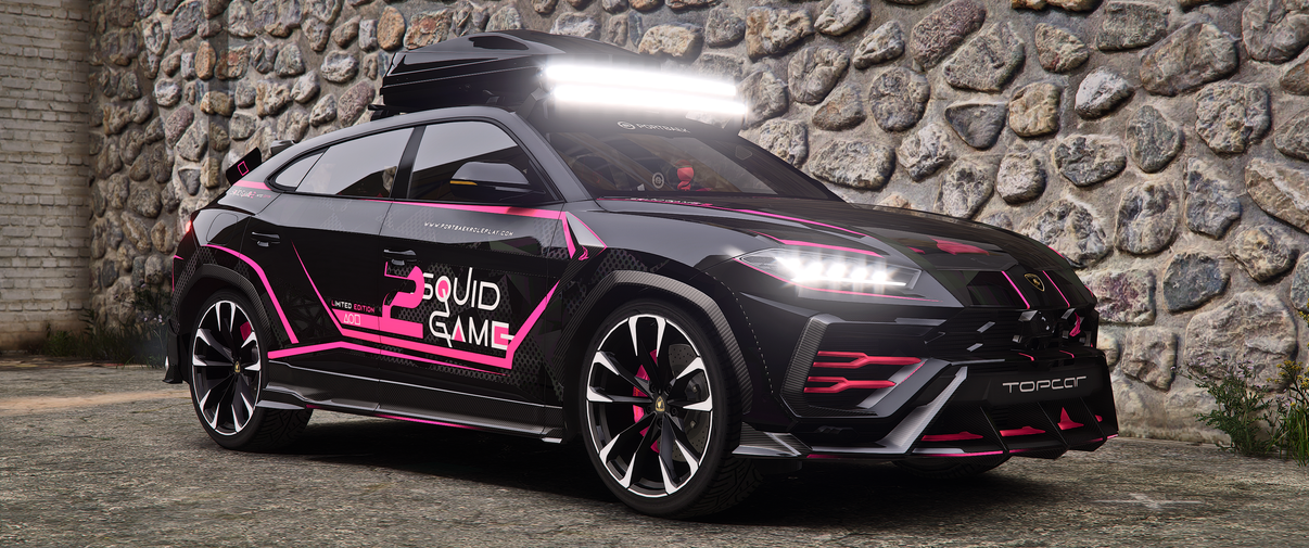 SQUID GAME Lamborghini Urus Tuning GTA V – Fivem Dealership