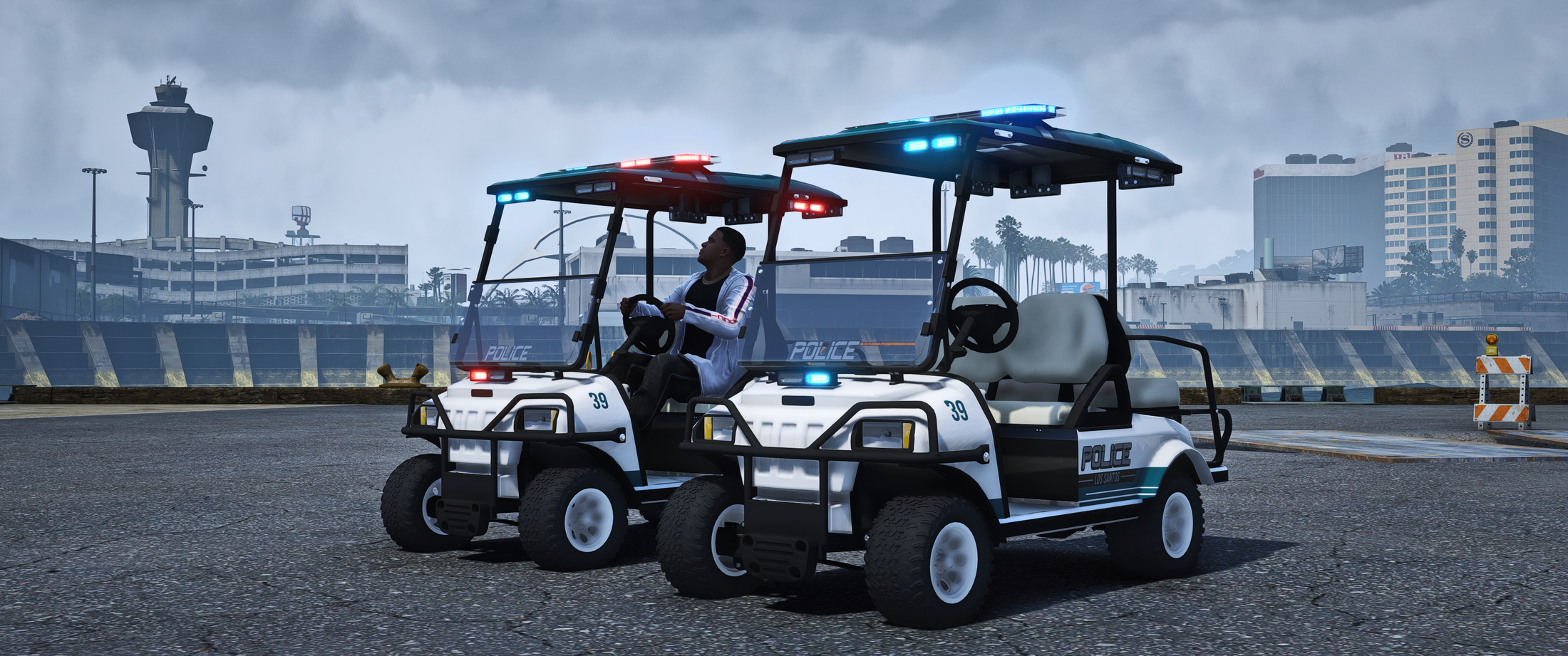 Lore Friendly Non ELS Police Golf Cart FiveM – Fivem Dealership
