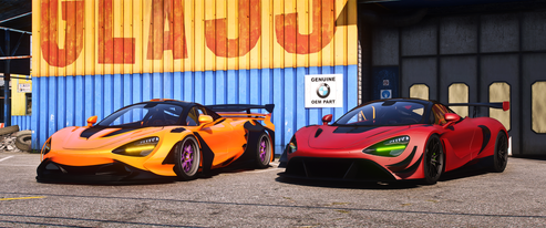 Debadged Mclaren 720s Tuning GTA 5 FiveM Car – Fivem Dealership