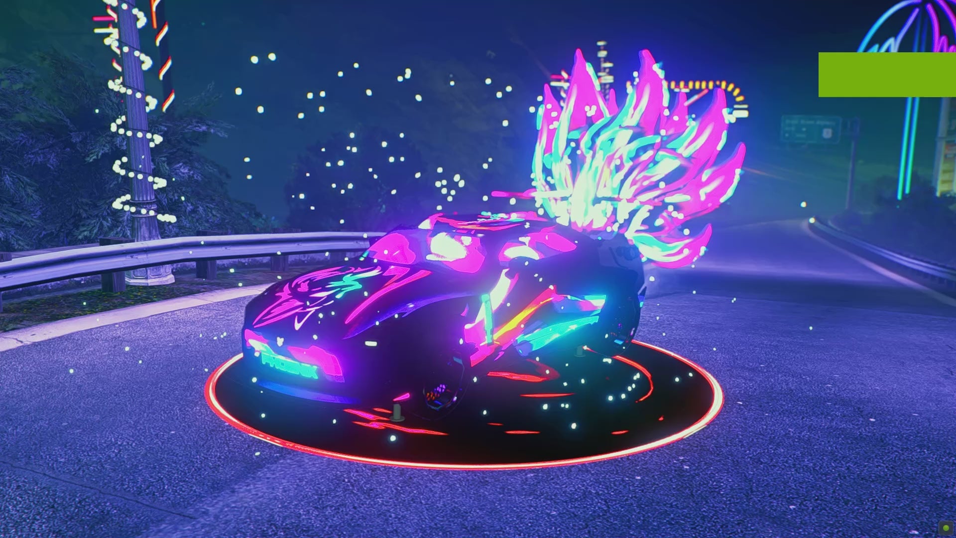 Nissan GTR50 3d Animation with glowing livery [Dinamic RGB Lights ...