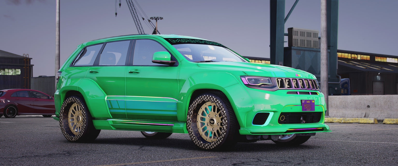 Jeep Trackhawk Widebody [Dinamic RGB Lights] – Fivem Dealership