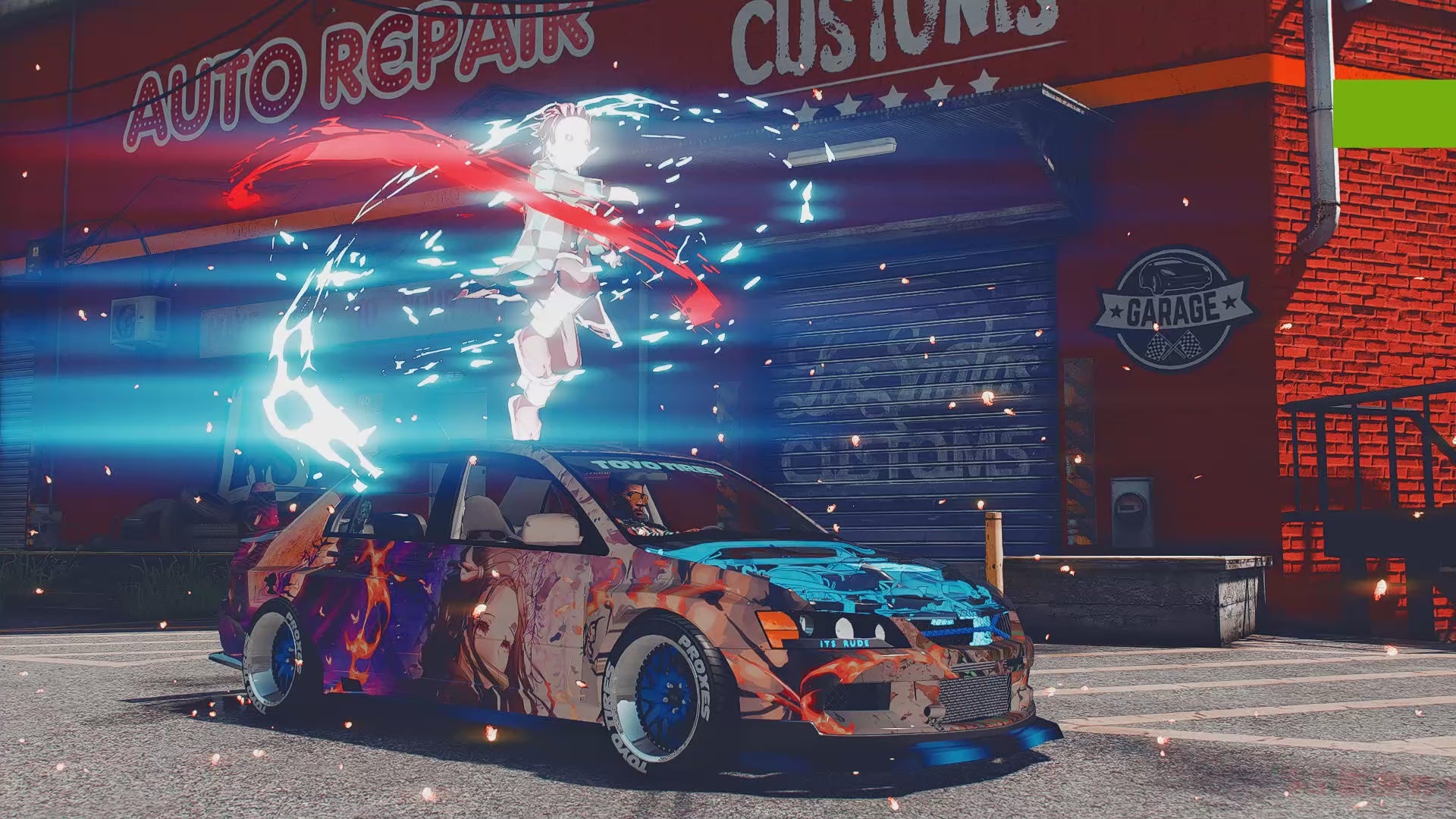 Mitsubishi Evo Nezuko Car [Dinamic RGB Lights] – Fivem Dealership