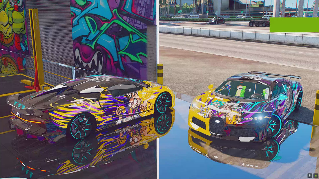 2021 Bugatti Chiron Super Sport 300+ Rick And Morty [Dinamic RGB Light ...