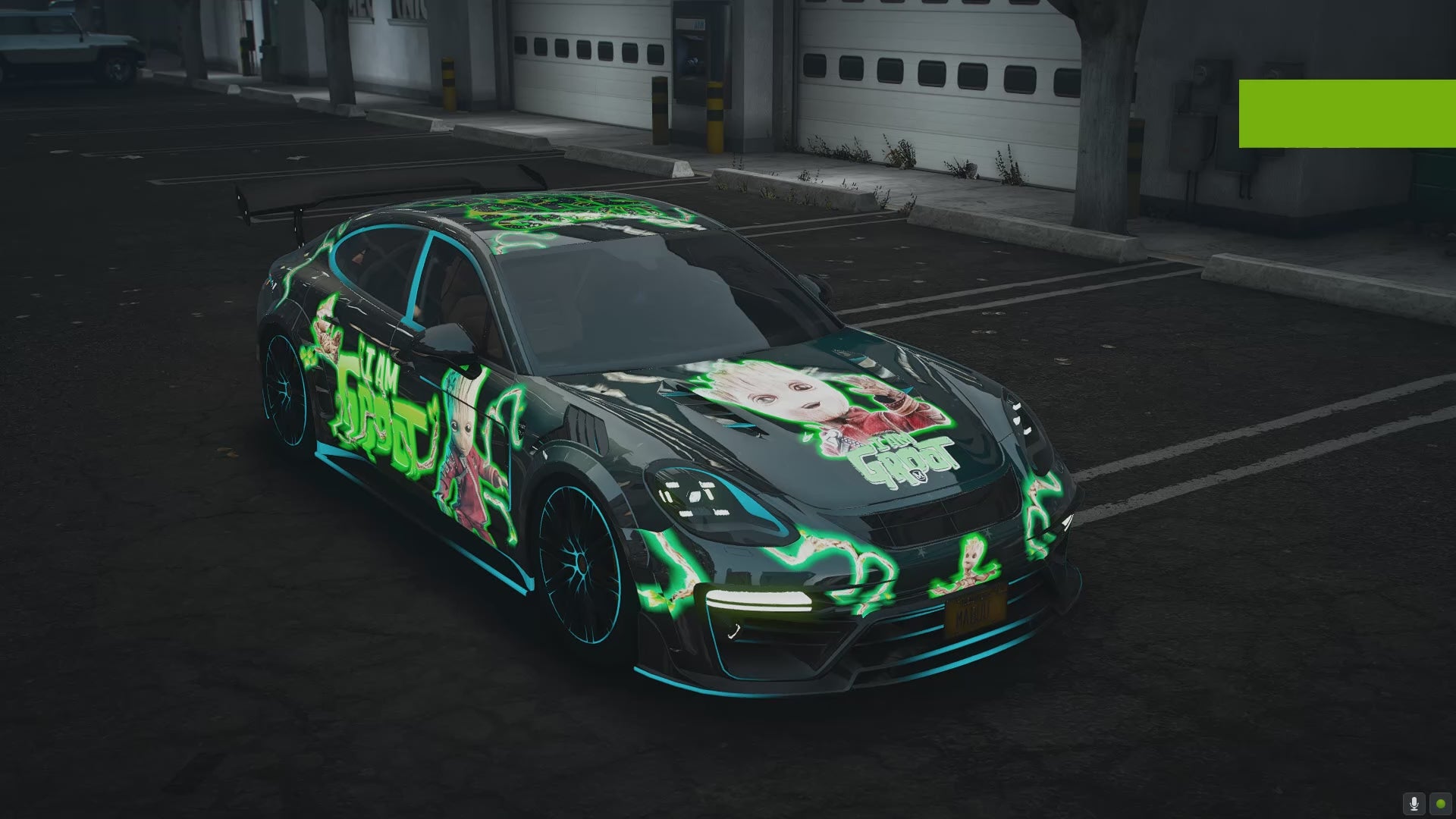 2018 Porsche Panamera I AM GROOT [Dinamic RGB Lights] – Fivem Dealership