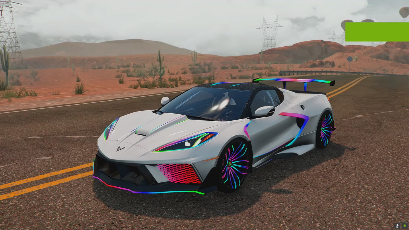Chevrolet Corvetter C8 Widebody [Dinamc RGB Lights] – Fivem Dealership