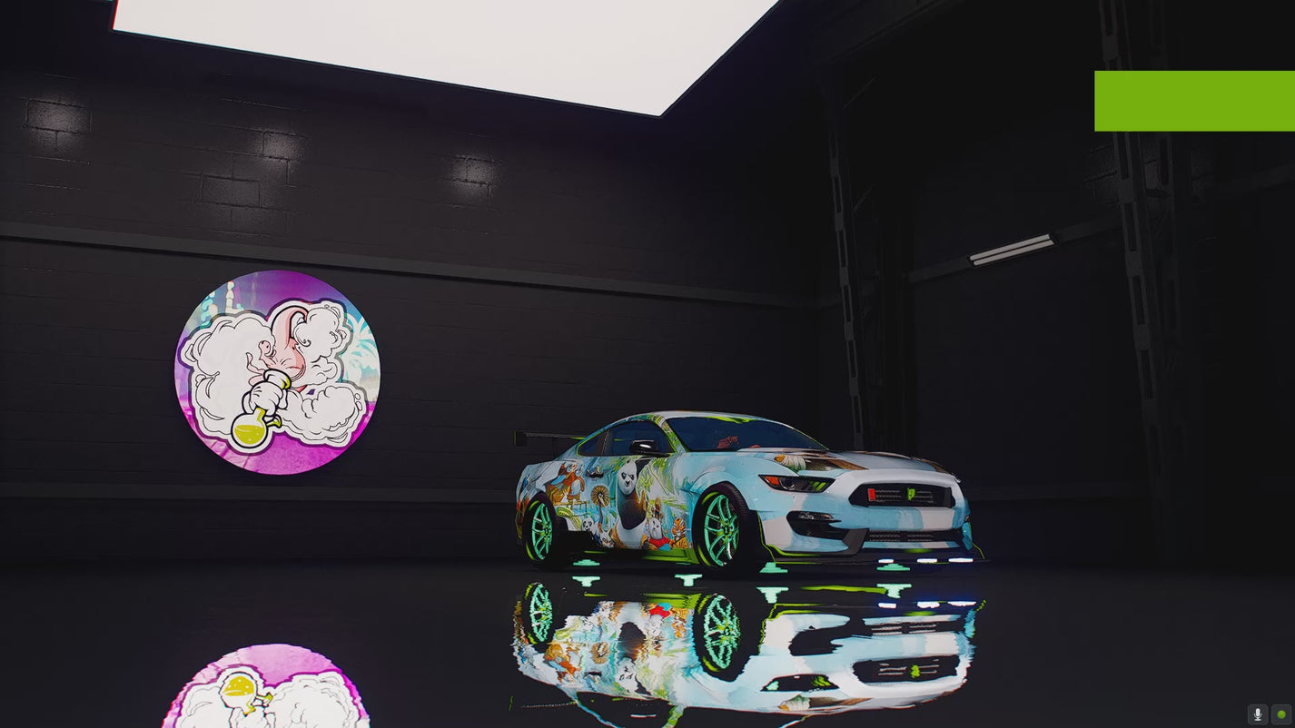 Ford Mustang Kungfu Panda [Dinamic RGB Lights] – Fivem Dealership