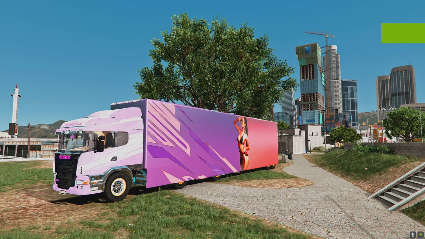 Scania R440 Truck 10x10 Goku [Dinamic RGB Lights] – Fivem Dealership