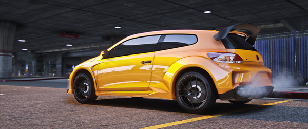 Volkswagen Scirocco R Widebody Aspec Mod – Fivem Dealership