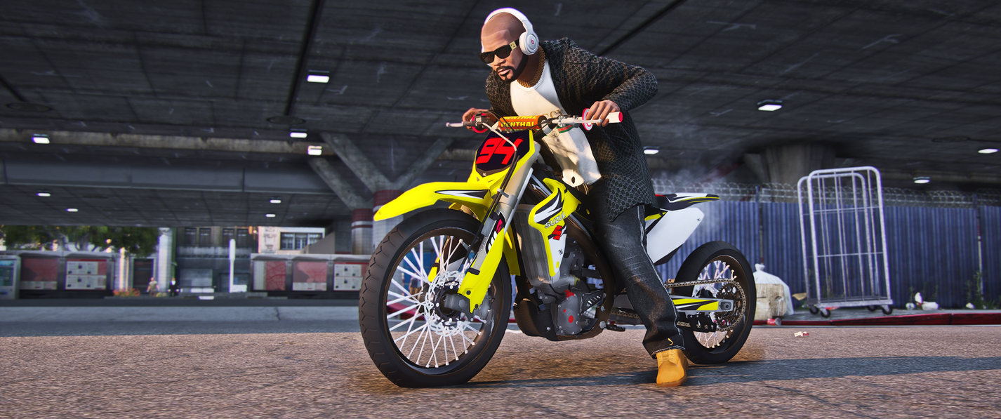 Suzuki 450RMZ FiveM Mod – Motocross Dirt Bike – Fivem Dealership